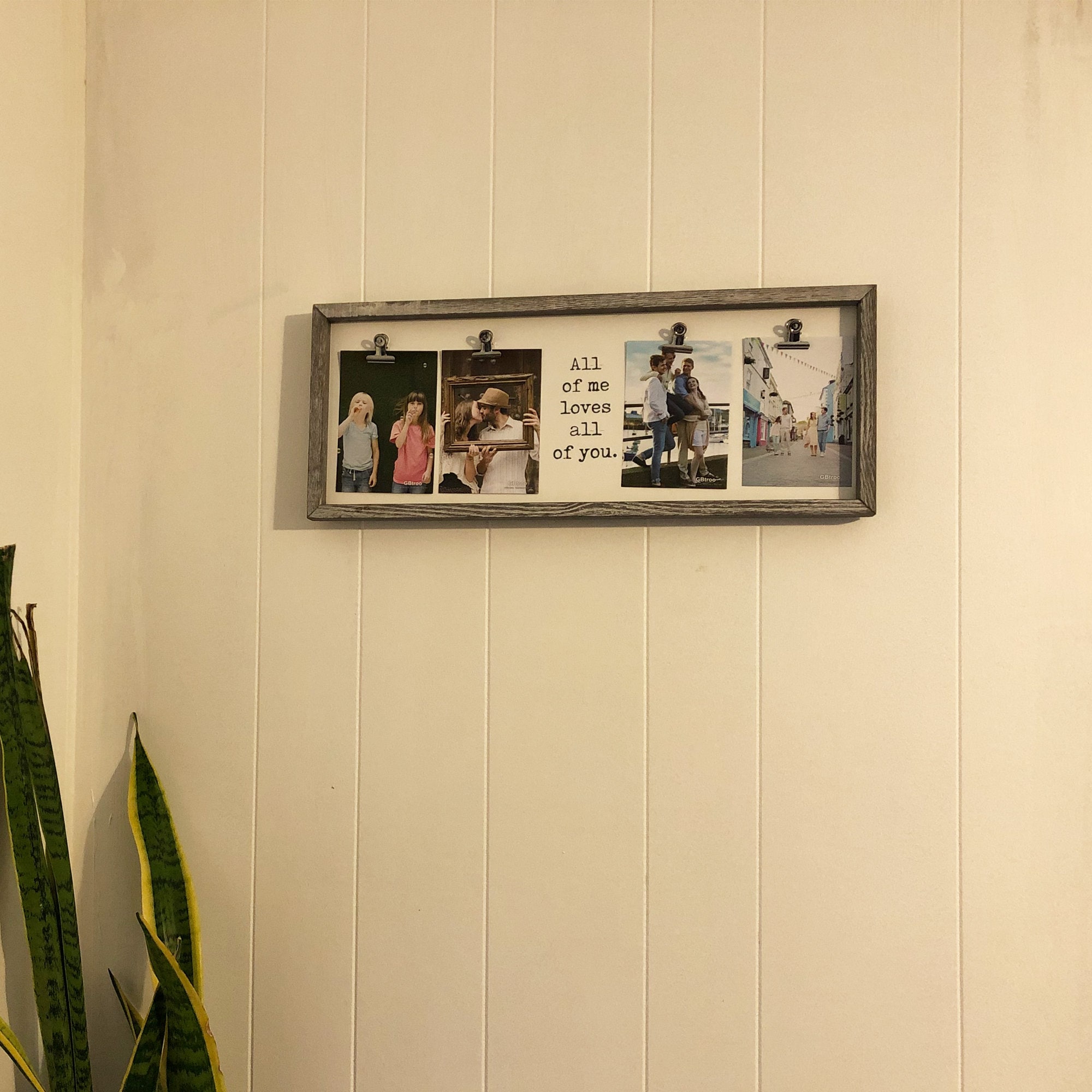 Personalized Rustic Wood Picture Frame Rustic Gray Picture - Etsy