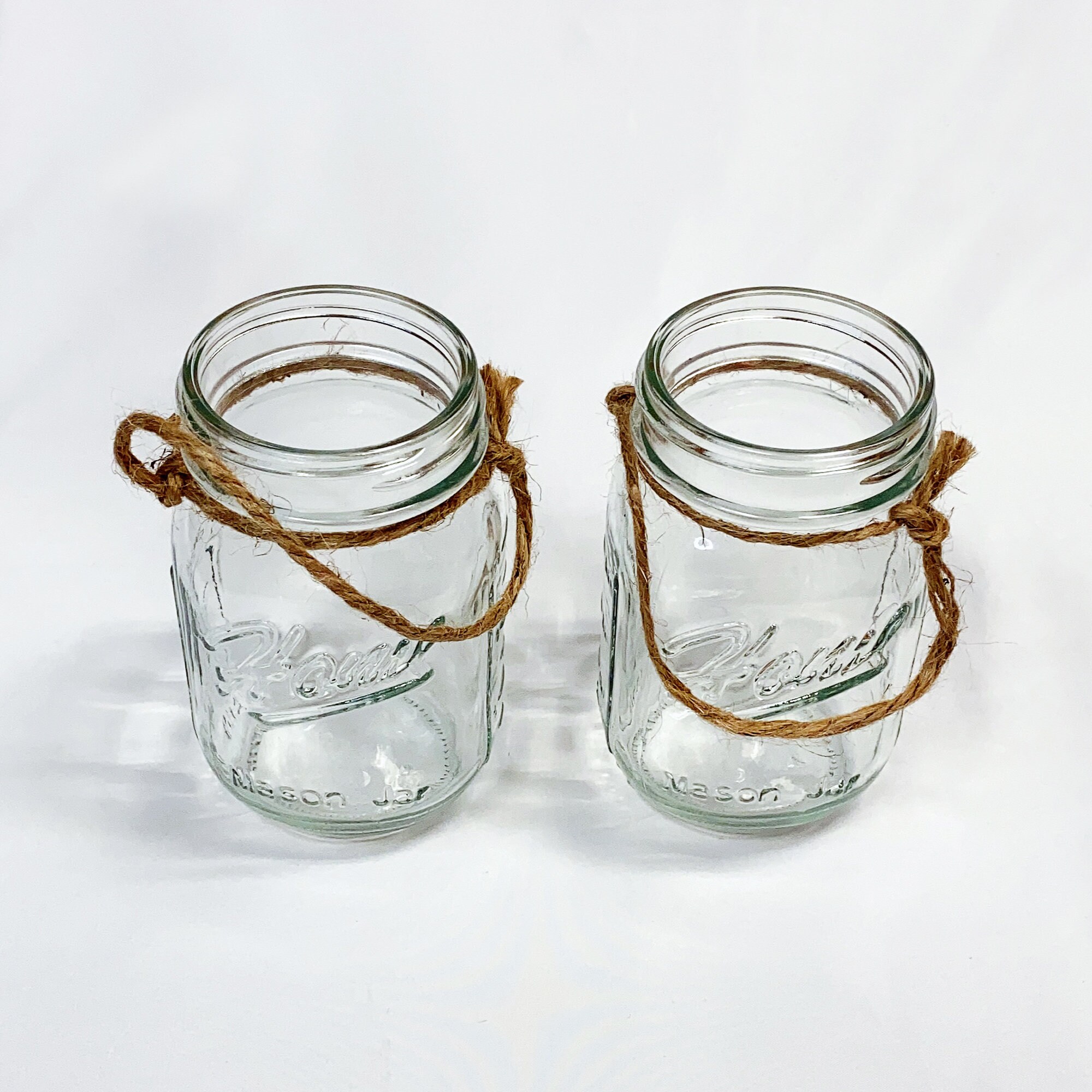 2PCS Mason Jars With Ropes for Sconces 16oz Mason Jars Pint - Etsy