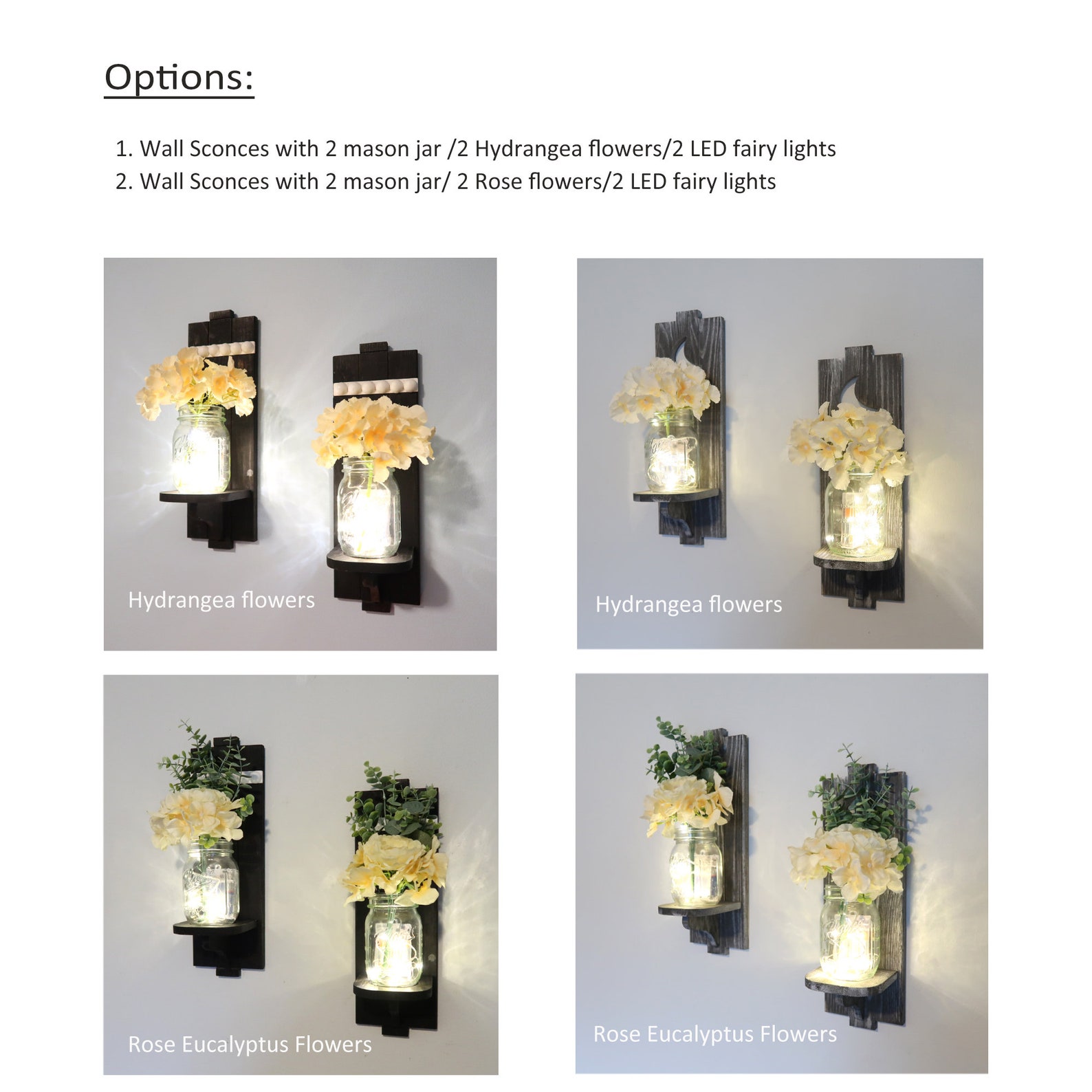 Wall Candle Sconces Set of 2 Sconces Wall Decor Decorative - Etsy