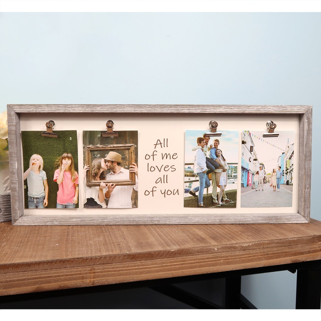 Engraved Custom Picture Frame 4x6/ Personalized Wood Family Photo Frame ...