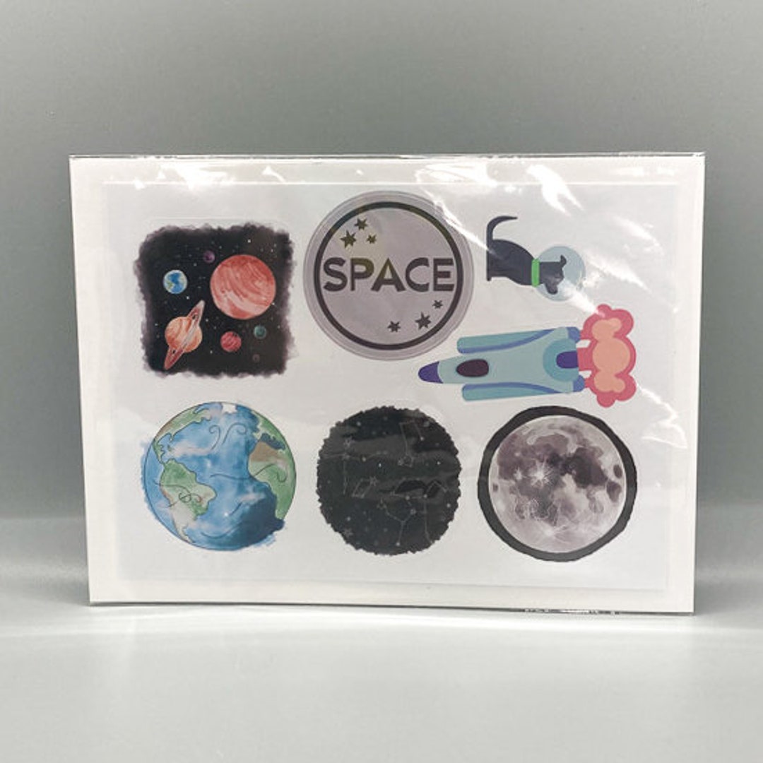 Space Sticker Sheet - Etsy