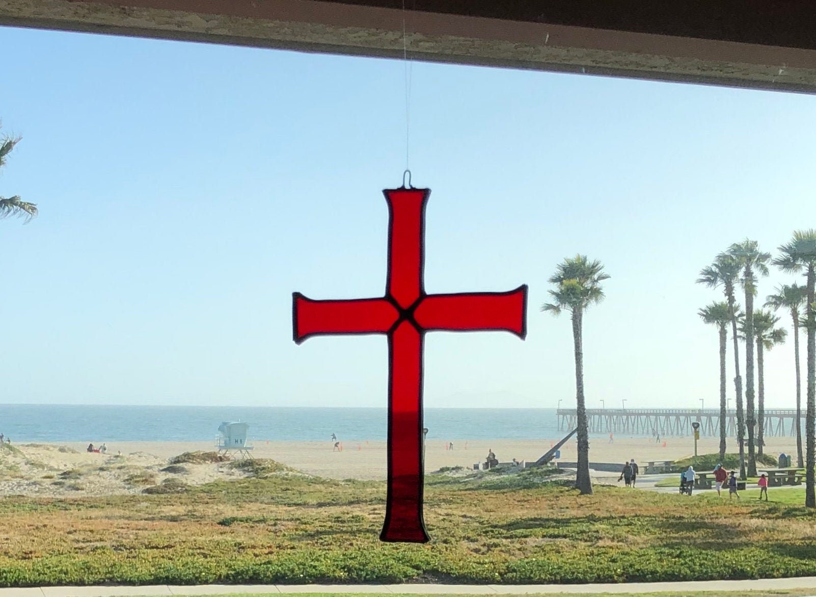 Stained Glass Knights Templar Cross - Etsy