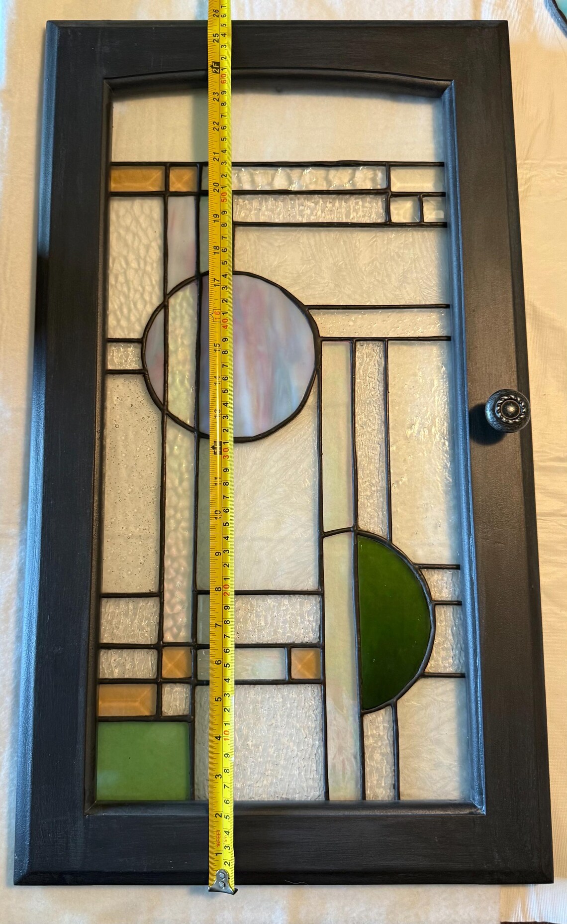 Abstract Panel Set in Cabinet Door - Etsy