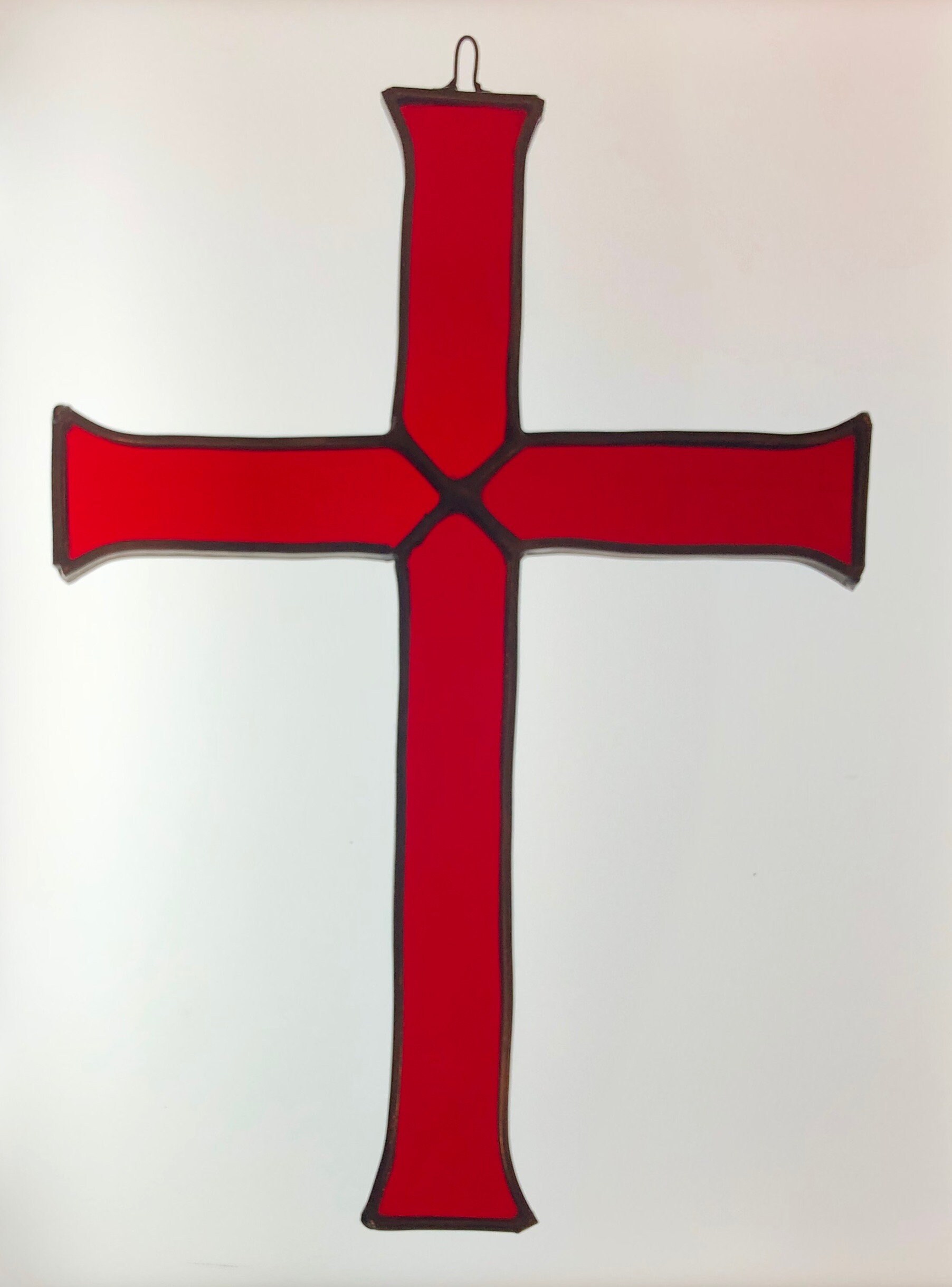 Stained Glass Knights Templar Cross - Etsy