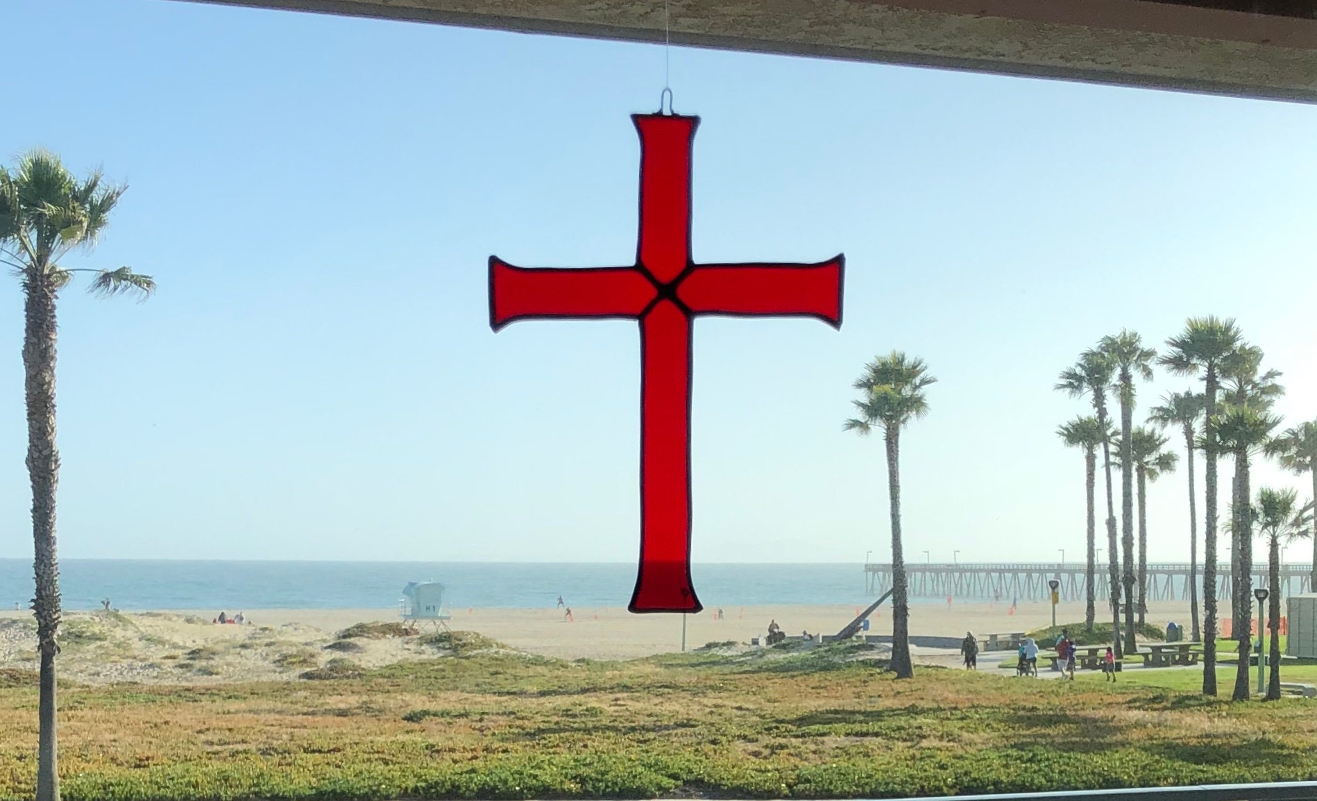 Stained Glass Knights Templar Cross - Etsy