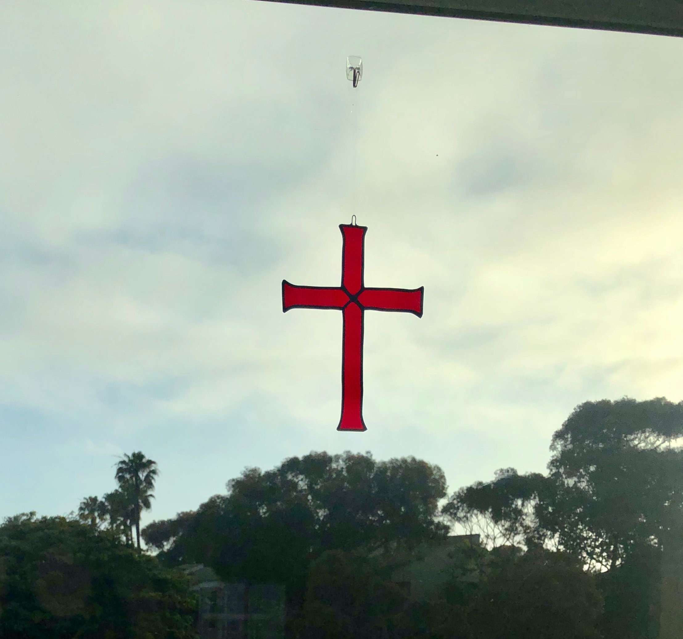 Stained Glass Knights Templar Cross - Etsy