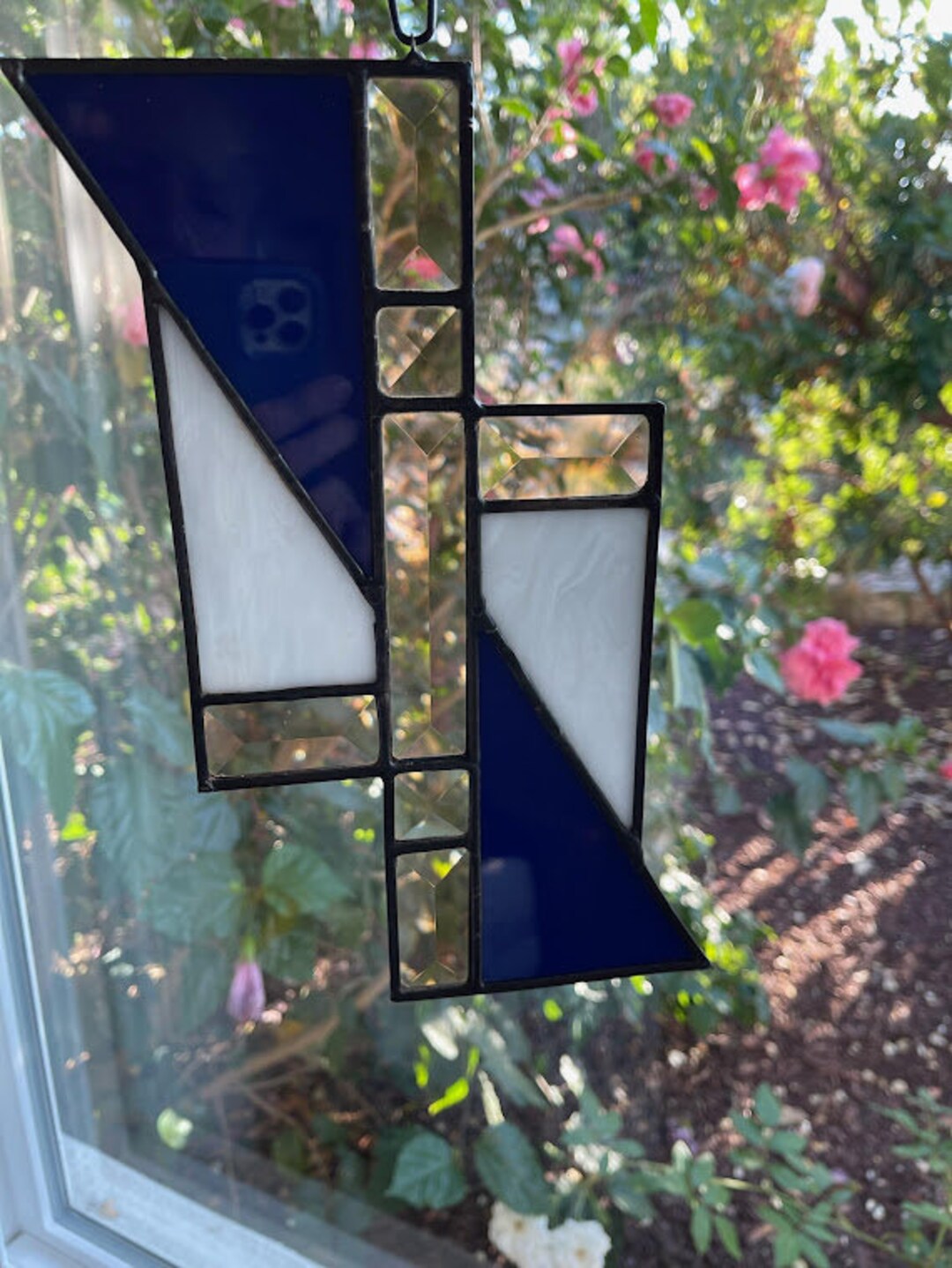 Dodgers Stained Glass Window Bling - Etsy