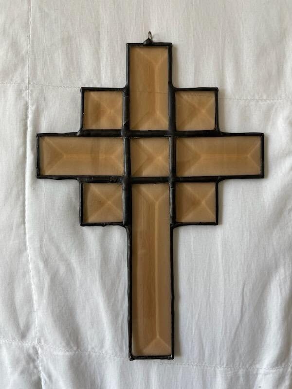 Amber 9 Bevel Cross - Etsy