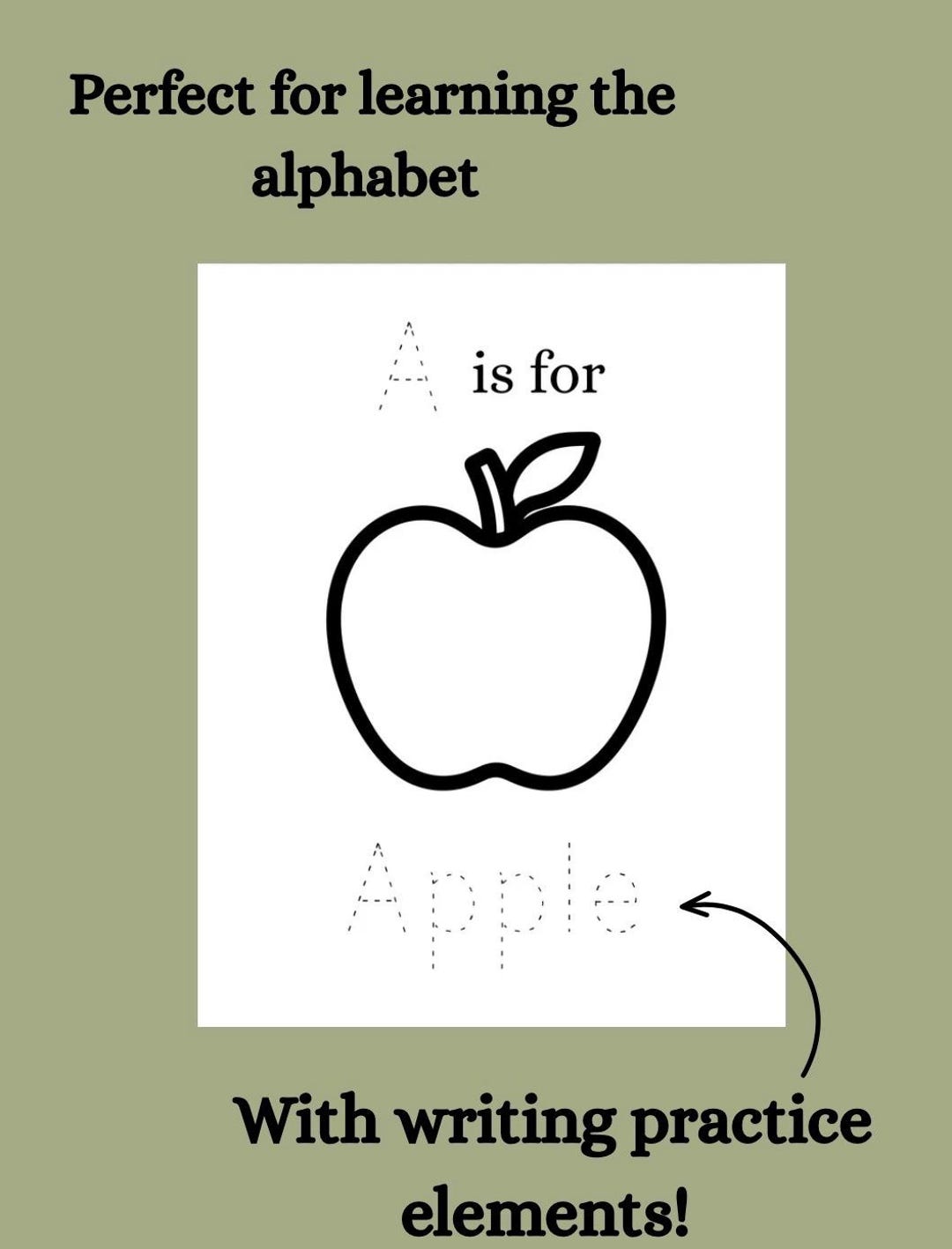 Alphabet Coloring Pages: A-Z Letter Tracing Worksheets (digital ...