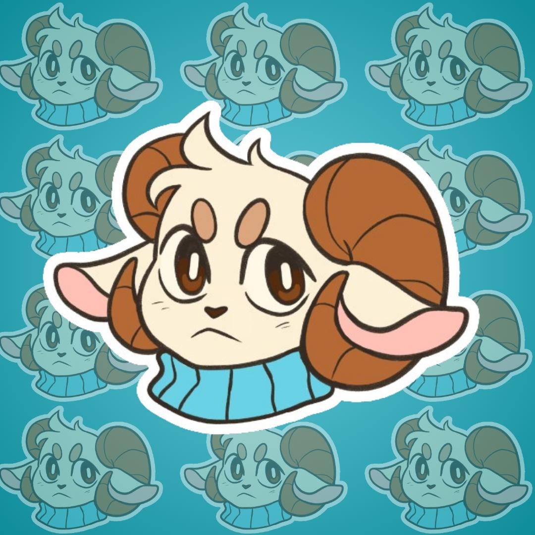 Rammie Sticker | Schlatt & Co | Jschlatt - Etsy