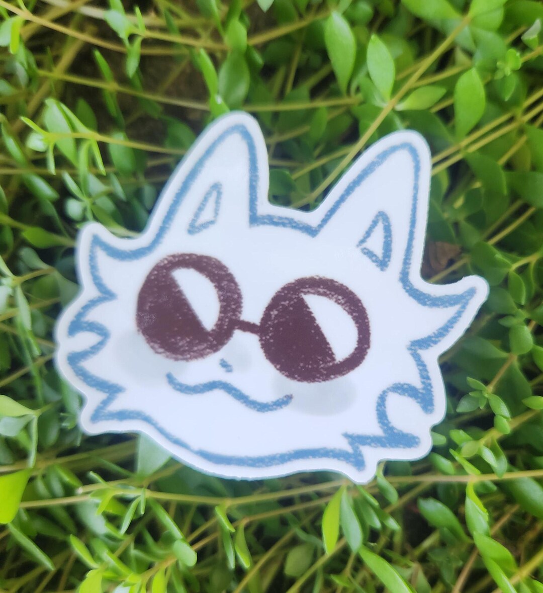Gojo Cat Sticker JJK Jujustu Kaisen - Etsy