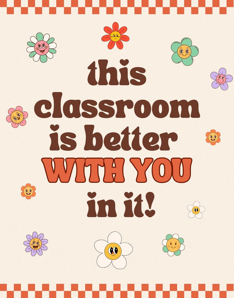 This Classroom is Better With You in It - Digital Printable | 11x14 ...