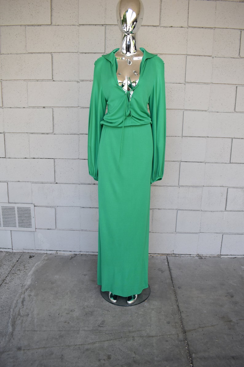 NWT 1970s Halston Studio 54 Style Gown - Etsy