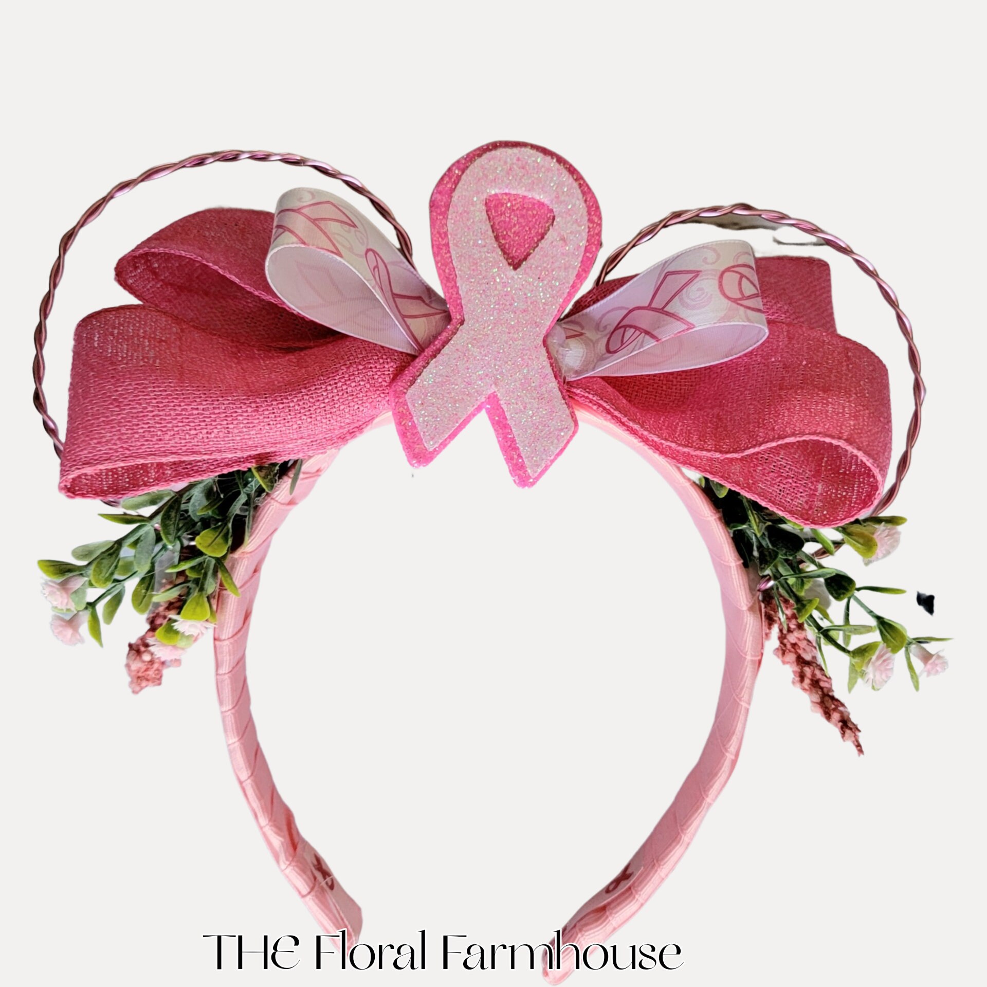 Breast Cancer Awareness Ribbon Ears - Etsy