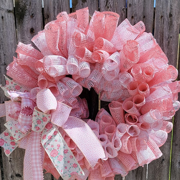 Deco Mesh Pumpkin Wreath - Etsy