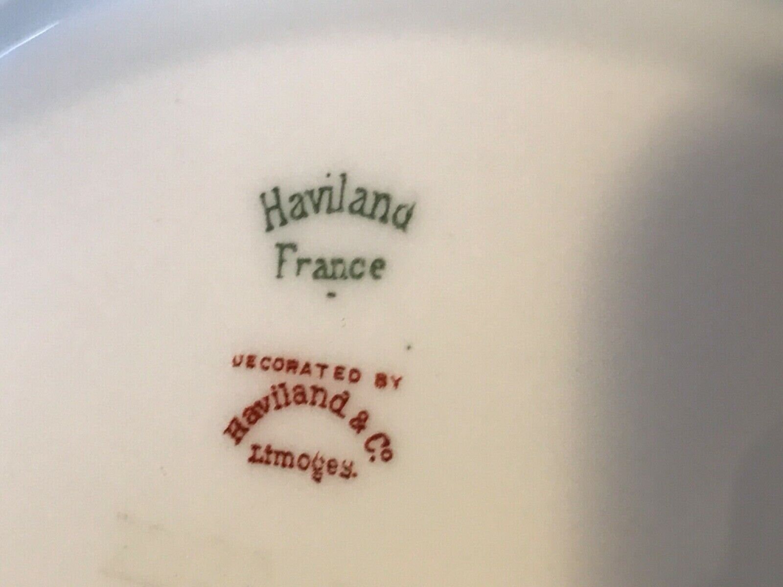 Haviland France Decorated by Haviland & Co. Limoges Green and - Etsy