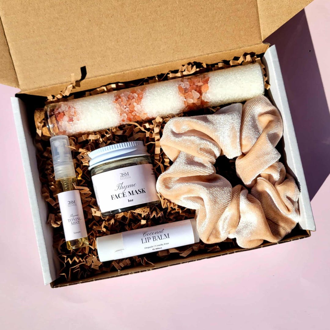 Caja de regalo de cuidado personal orgánico, baño y cuerpo, regalo de ...