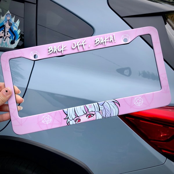 Kawaii License Plate Frames - Etsy