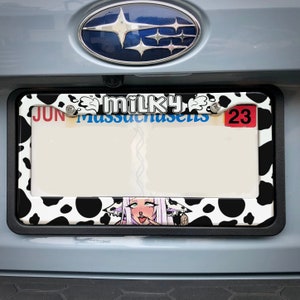 Milky Moo License Plate Frame - Etsy