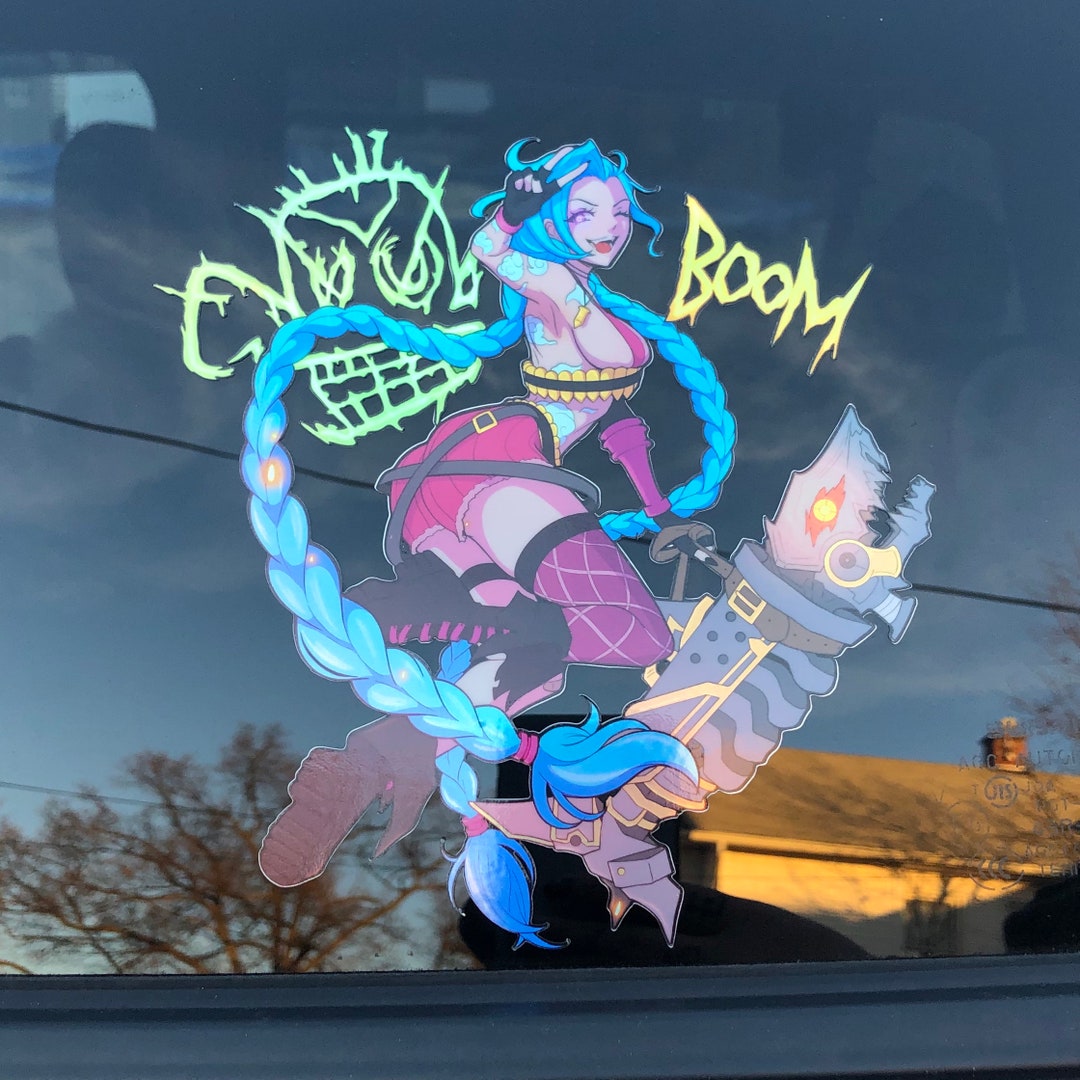 Boom! 6.5'' Car Sticker Holographic - Etsy