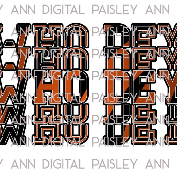Who Dey Png - Etsy