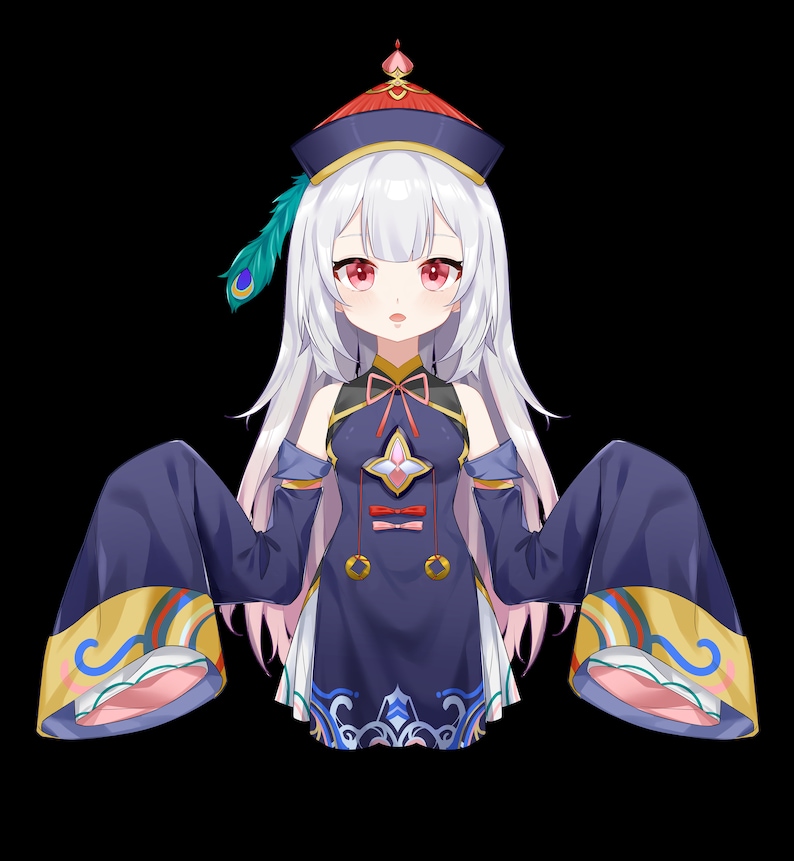 Custom Vtuber Live2d Model Commission, Half Body, Character Design ...