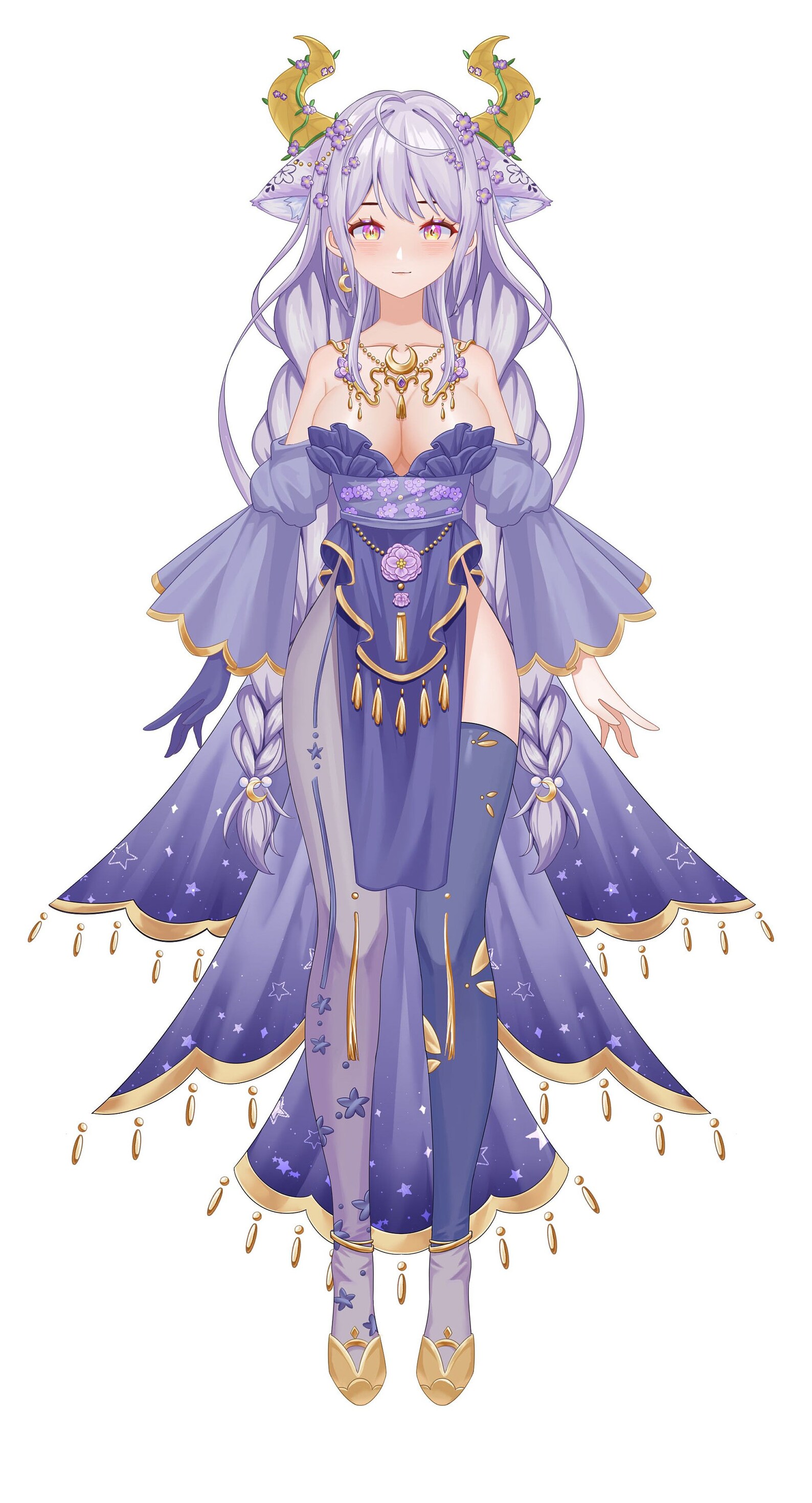 Custom Vtuber Live2d Model Commission, Half Body, Character Design ...