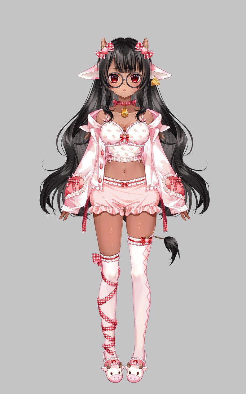 DETAILED ART STYLE Custom Vtuber Live2d Model Commission - Etsy Australia