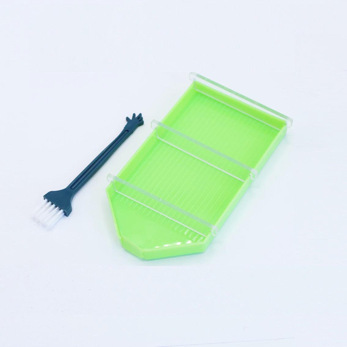 Rhinestone Sorting Tray With Brush and Dividers Bead Sorting - Etsy