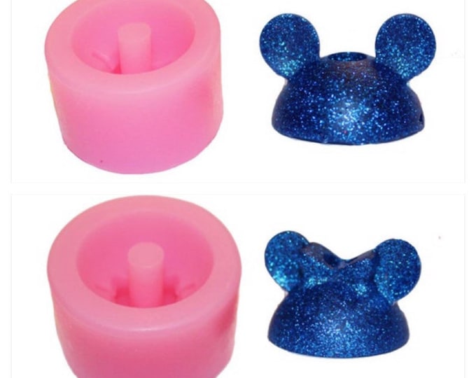 Mouse Head AND Ms Mouse Head Straw Topper Silicone Molds / | Etsy