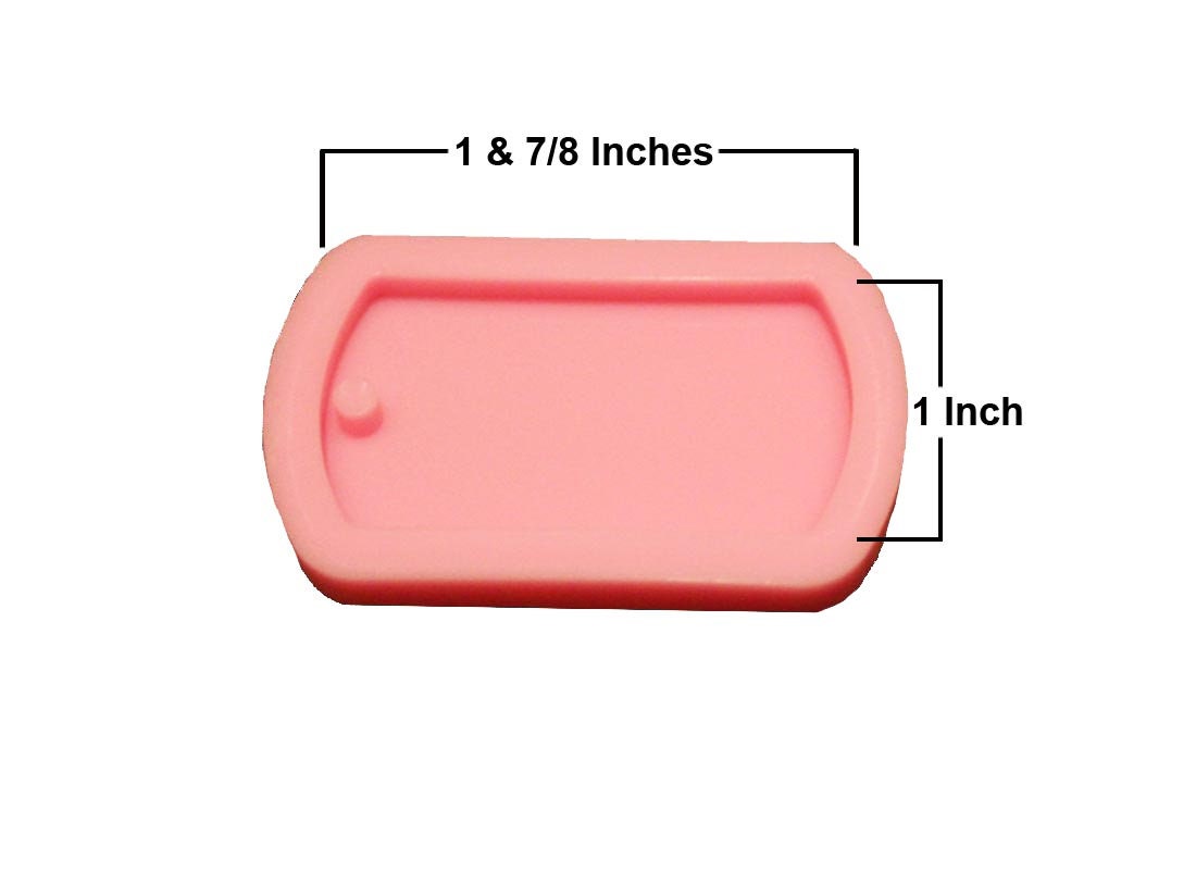Military ID Tag Dog Tag Mold Silicone Key Chain Mold READ - Etsy