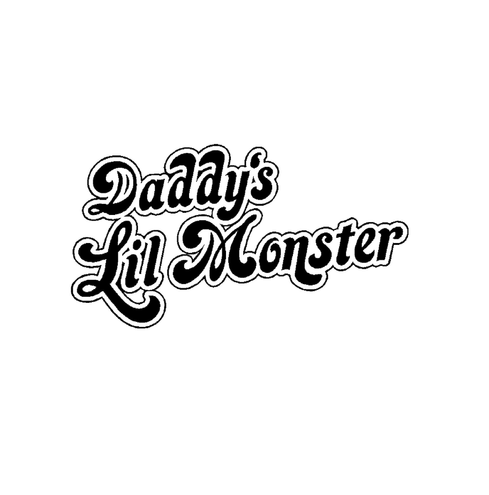 Daddy's Lil Monster Decal 3x6 Car Sticker - Etsy