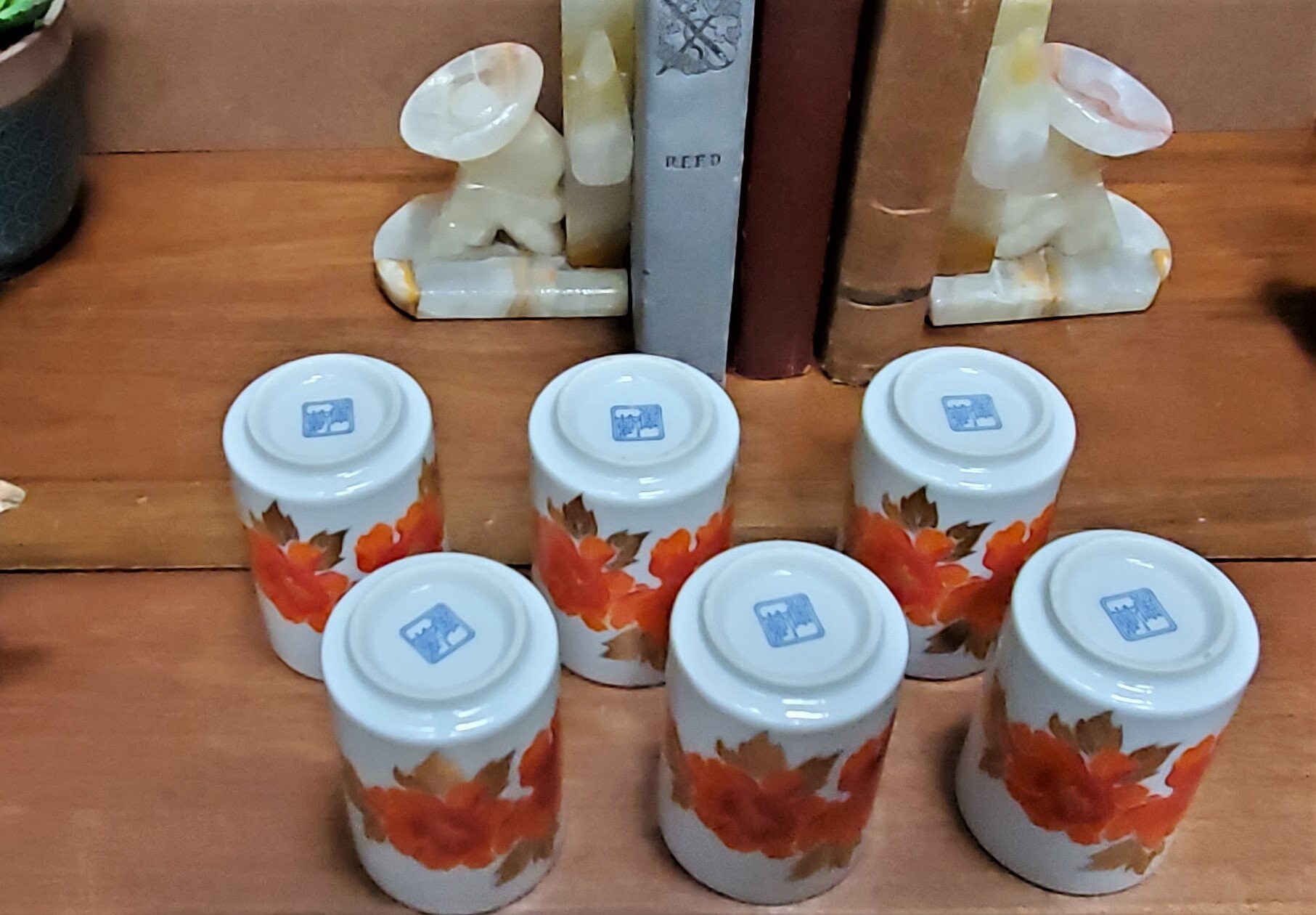 Japanese Tea Cups Handleless Formal White and Gold Without - Etsy