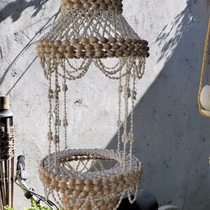 Vintage Shell Macrame Hanging Planter Cowrie Shells - Etsy