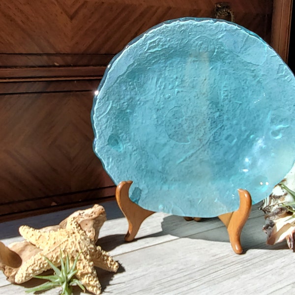 Recycled Glass Plate - Etsy