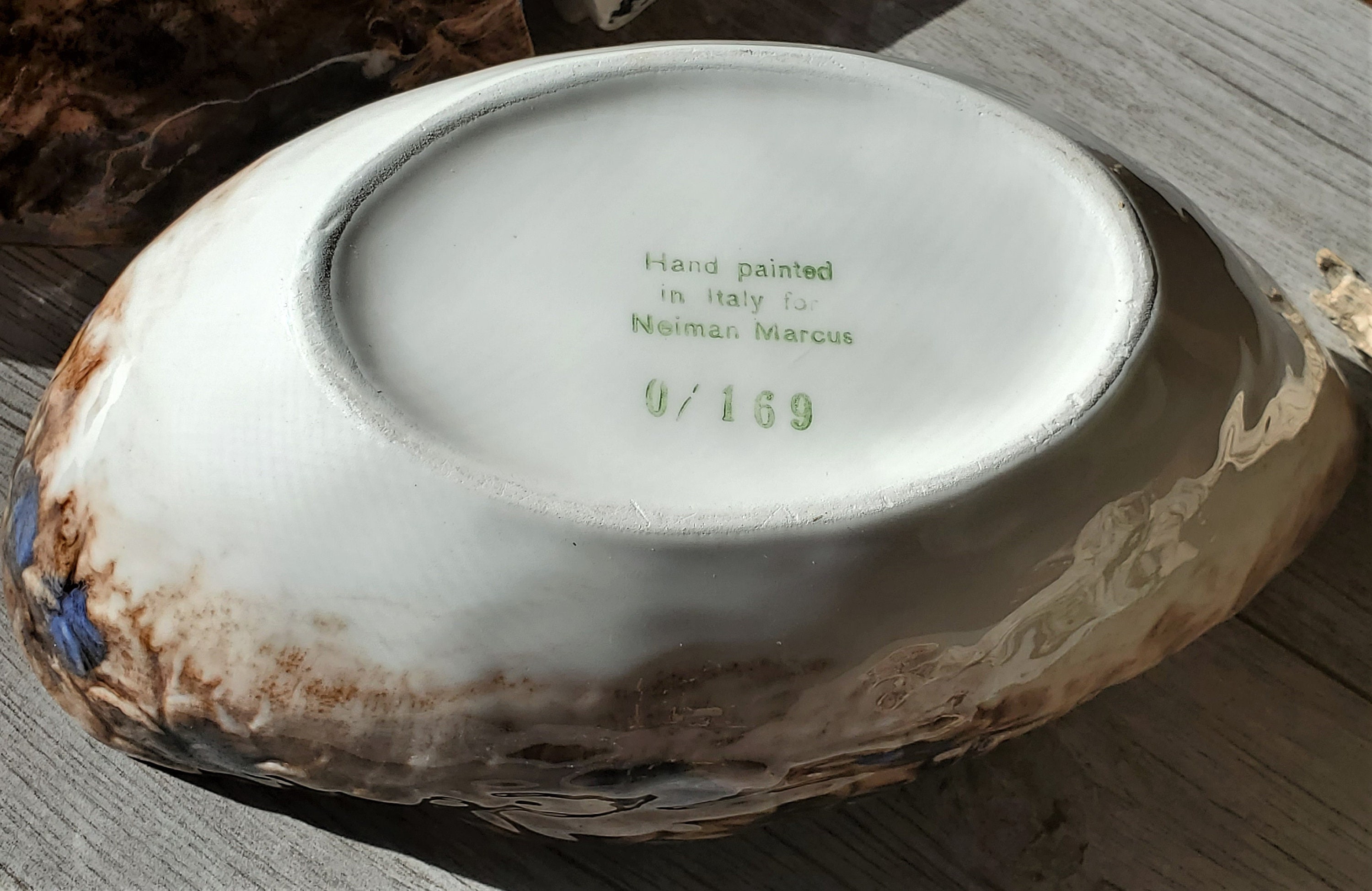 Vtg Neiman Marcus Duck Tureen, Handpainted in Italy RARE! Highly ...