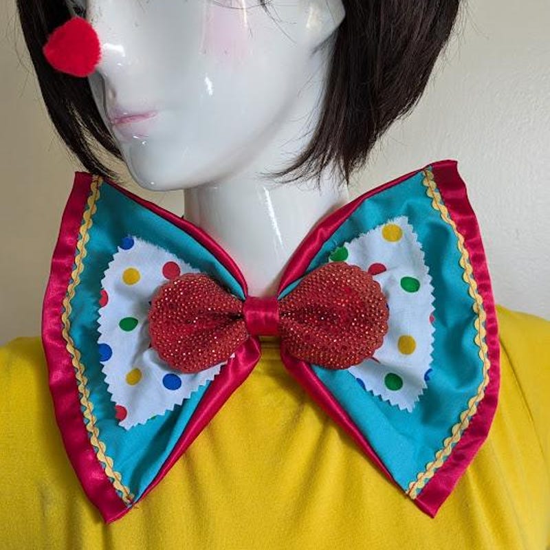 Pink Clown Tie - Etsy