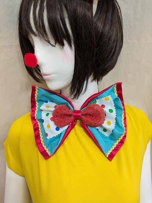 Extra Large Clown Bow Tie, Vintage Oversize Clown Bow Tie, Colorful Bow ...