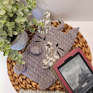Kitty Kindle Sleeve Crochet Pattern, Cat Crochet Pattern, Kindle Cover ...