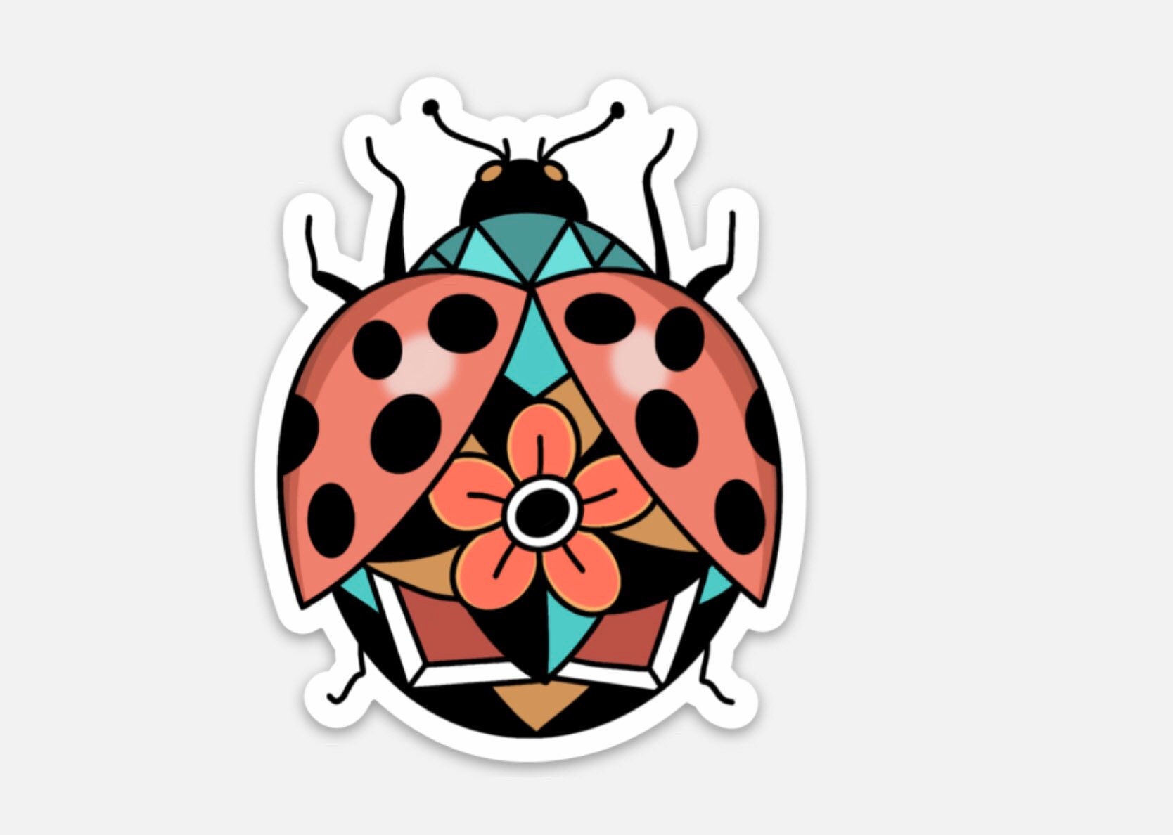 Ladybug Stickers Ladybug Decal Ladybug Tattoo Ladybug | Etsy