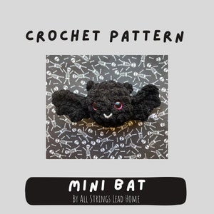 PATTERN SET Crochet Set, Crochet Pattern, Halloween Pattern, Bat ...