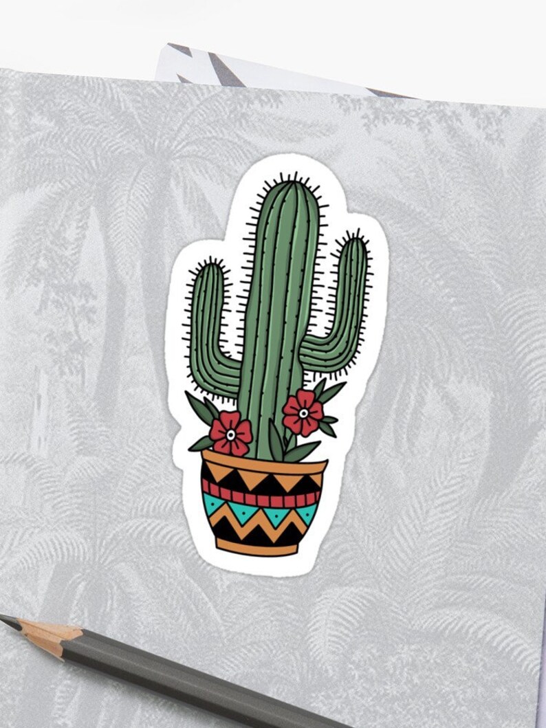 Cactus sticker cactus decal cactus decal for car cactus | Etsy