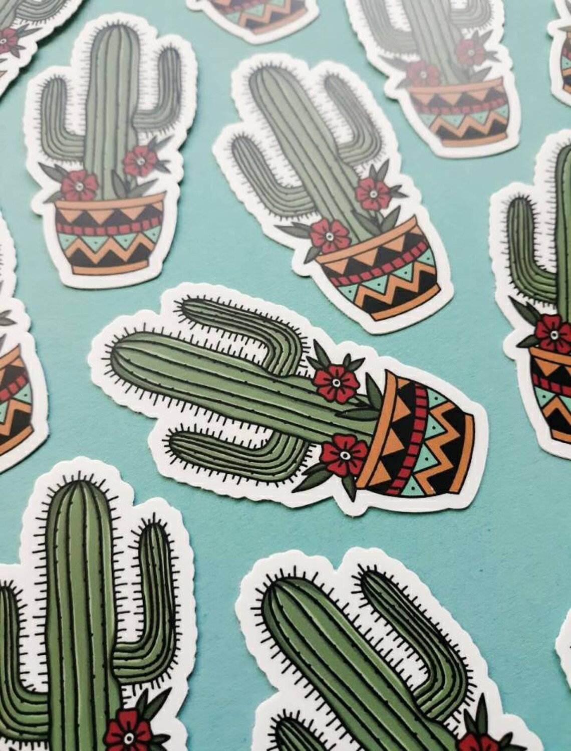 Cactus sticker cactus decal cactus decal for car cactus | Etsy