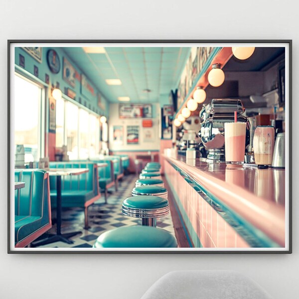 Diner Art - Etsy