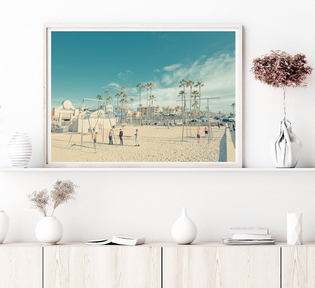 Muscle Beach Venice, Beach Print, California Wall Art, Santa Monica ...