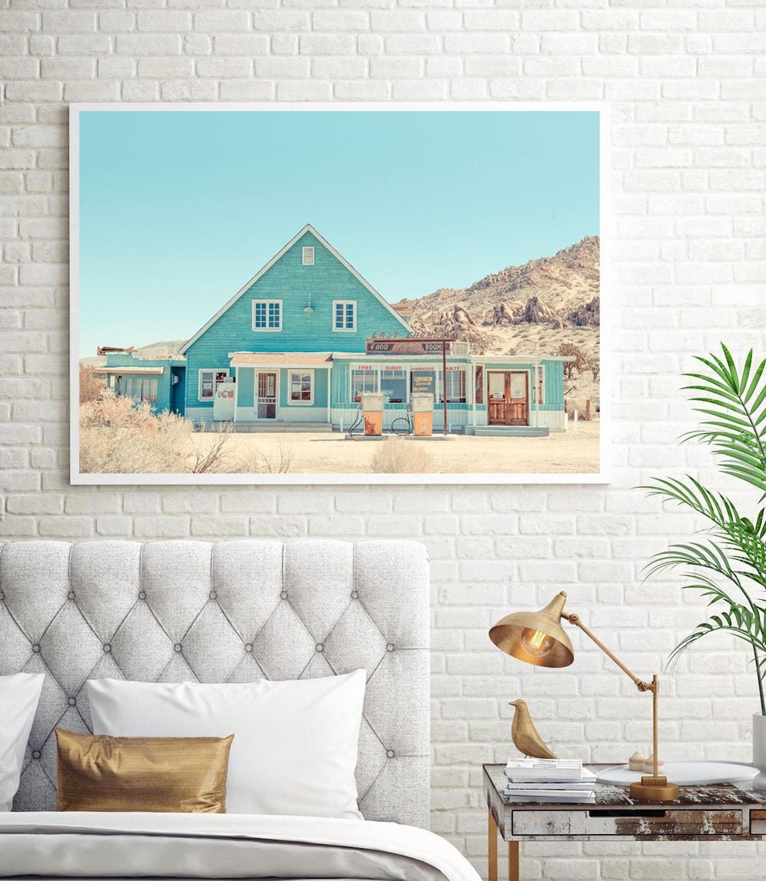 Roadside Remains, Gas Station Print, Desert, Photography, Retro Wall ...