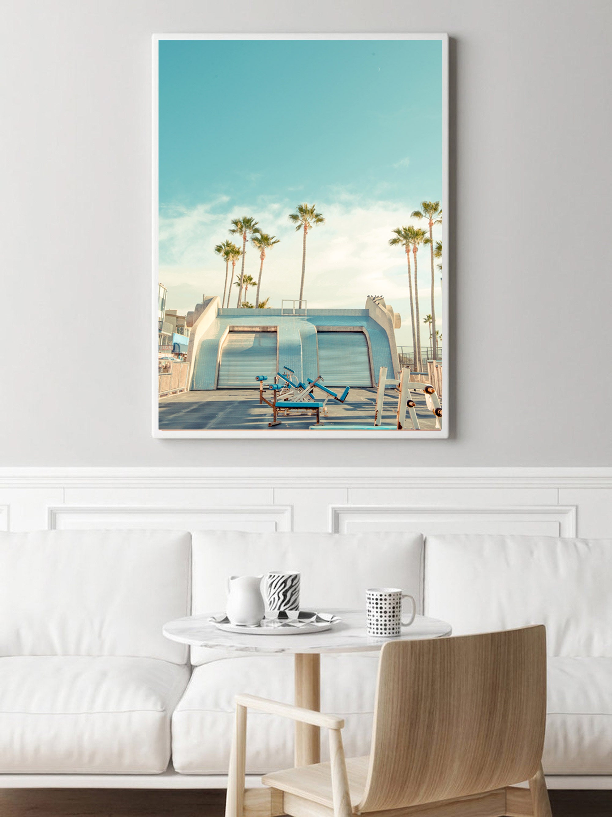 Muscle Beach Print, Venice Beach Print, California Beach, Los Angeles ...