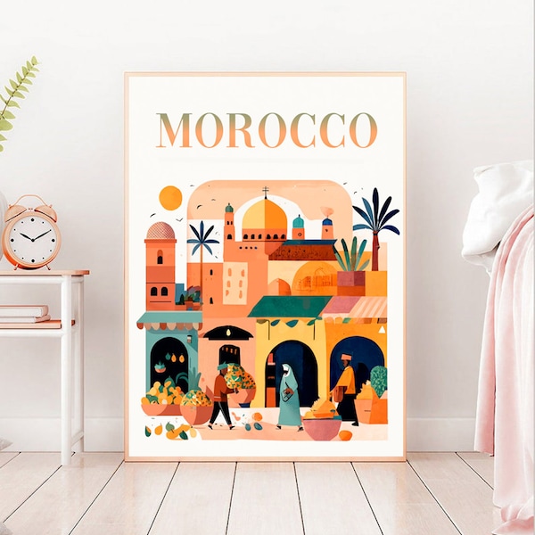 Morocco Poster - Etsy