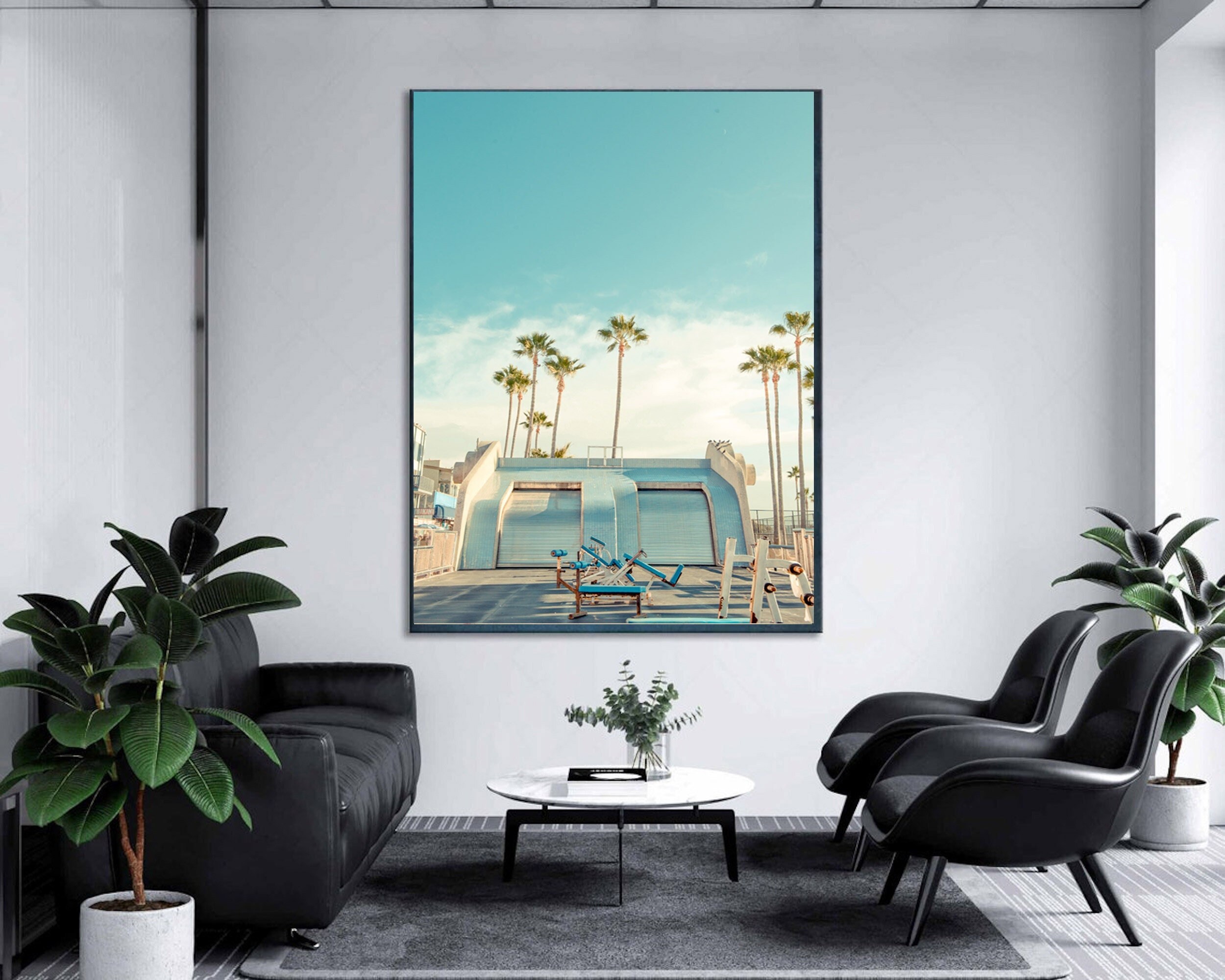 Muscle Beach Print, Venice Beach Print, California Beach, Los Angeles ...