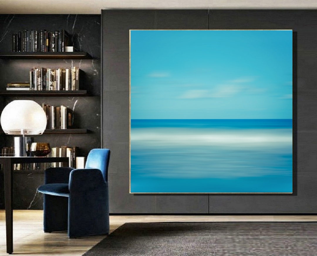 Minimalist Wall Art, Tahiti Island, French Polynesia, Oceanscape ...